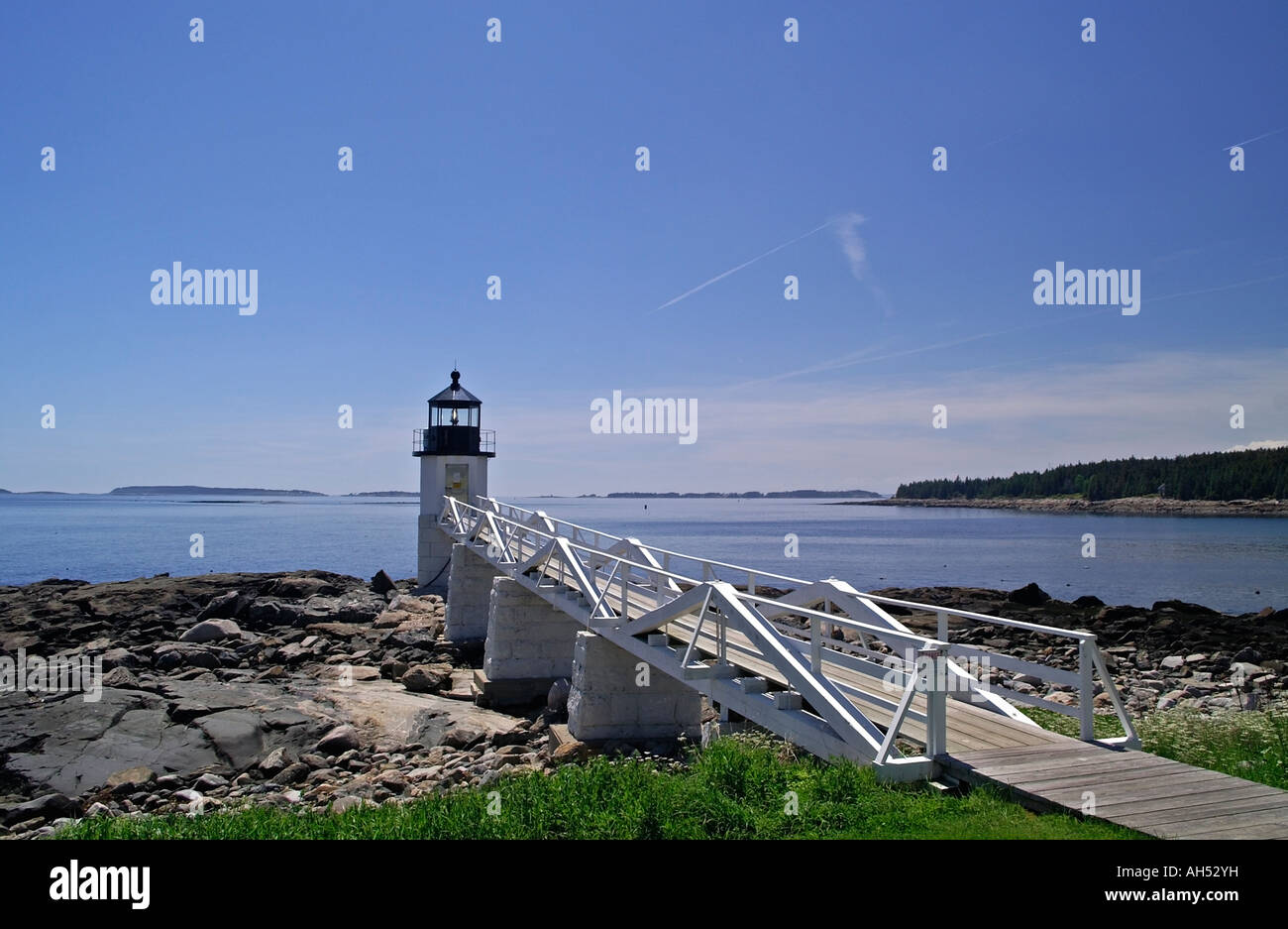 Marshall Point Lighthouse Stock Photo - Alamy