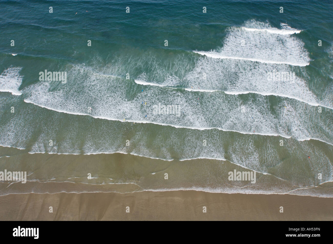 waves on Cornish beach Cornwall. UK Stock Photo - Alamy