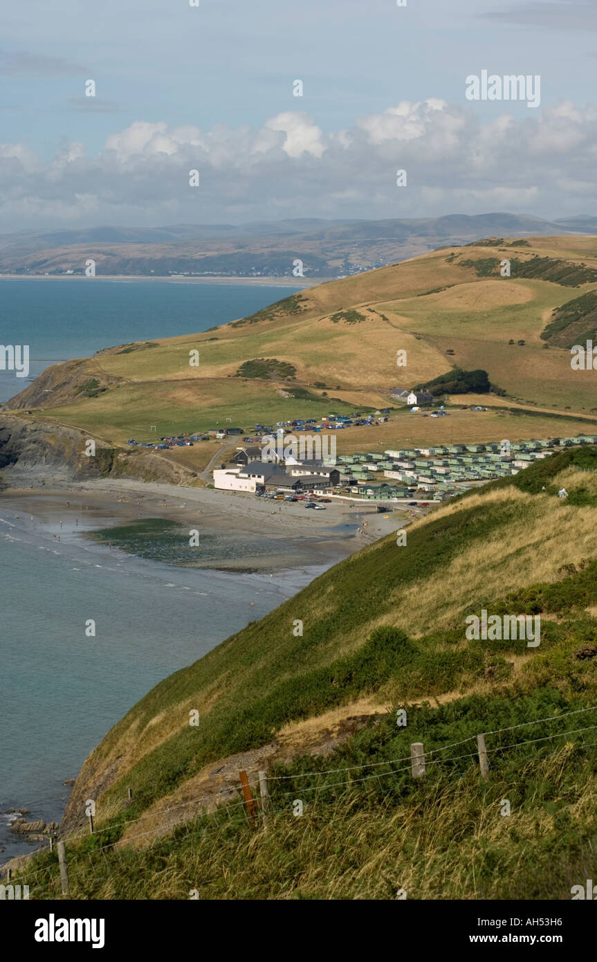 Clarach bay holiday camp and caravan site on the Cardigan Bay coast ...