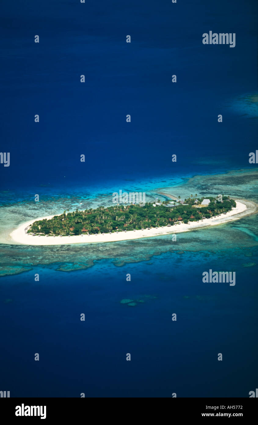 Treasure Island Resort Mamanuca Island Group Mamanuca Islands aerial ...