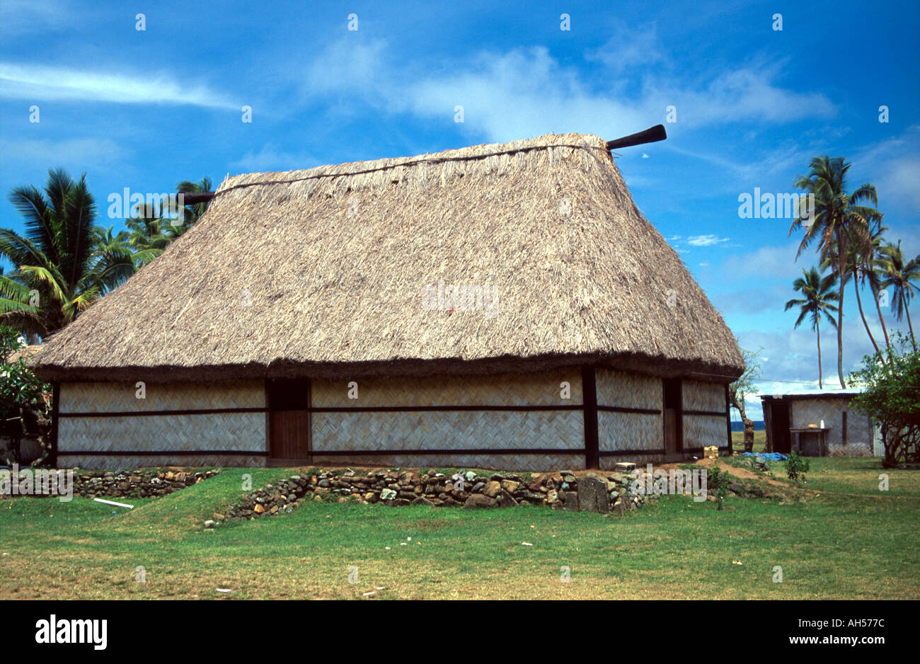 Traditional Bure Vatukarasa Village Fiji Stock Photo: 1136507 - Alamy