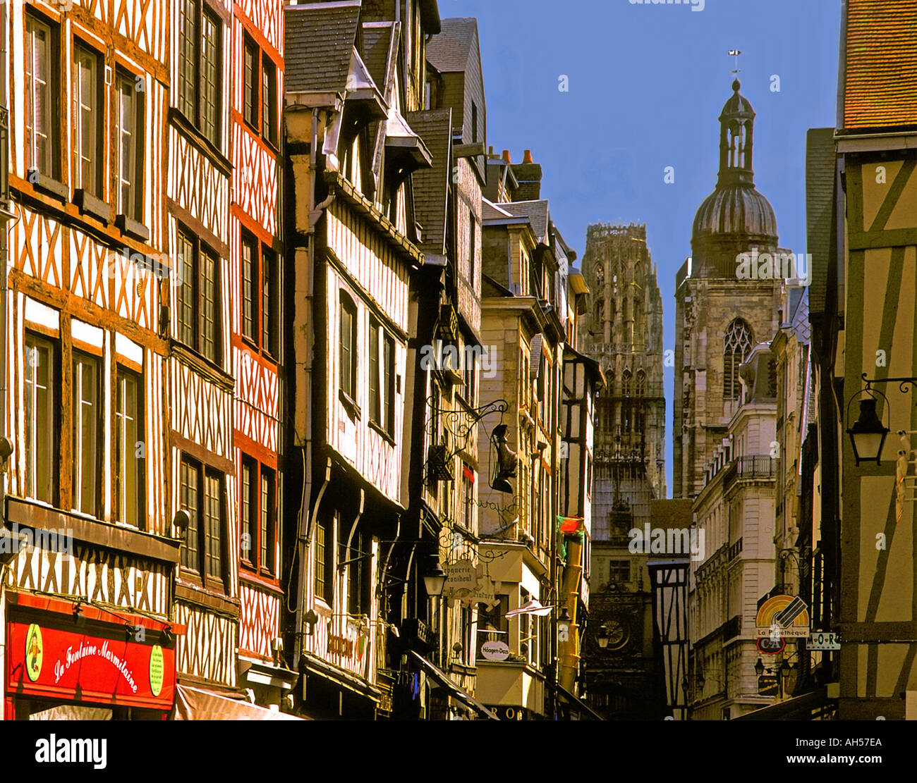 france normandy rouen david martyn hughes Stock Photo - Alamy