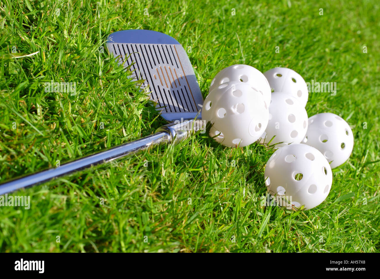 practise golf balls Stock Photo - Alamy