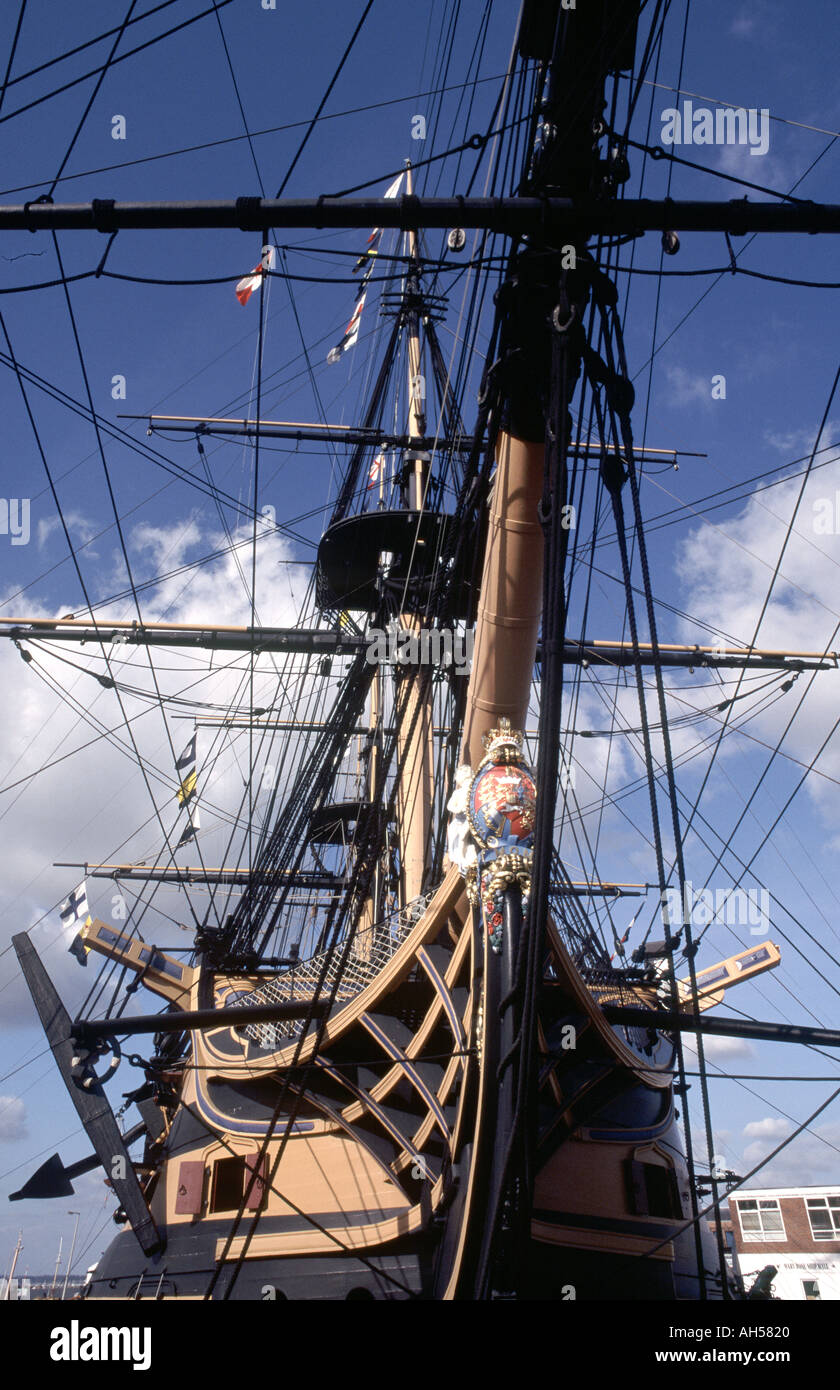 HMS VICTORY IN THE PORTSMOUTH HISTORIC DOCKYARD Stock Photo - Alamy