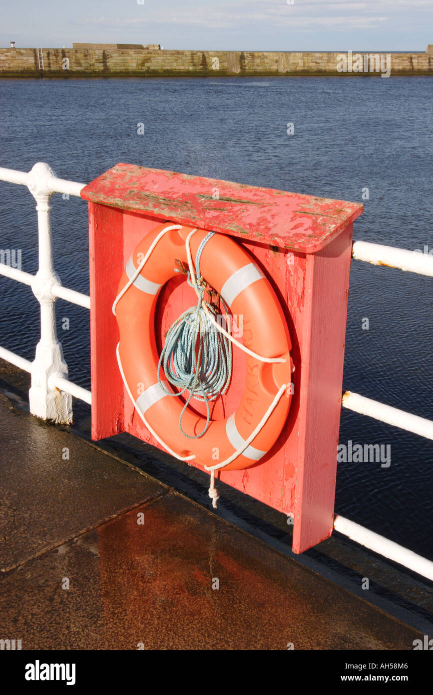 floatation device, whitby harbour, england Stock Photo - Alamy