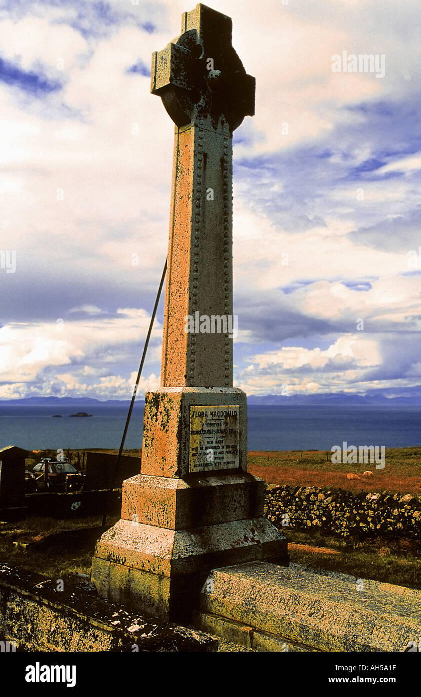 scotland isle of skye flora mcdonalds monument kilmuir david martyn ...