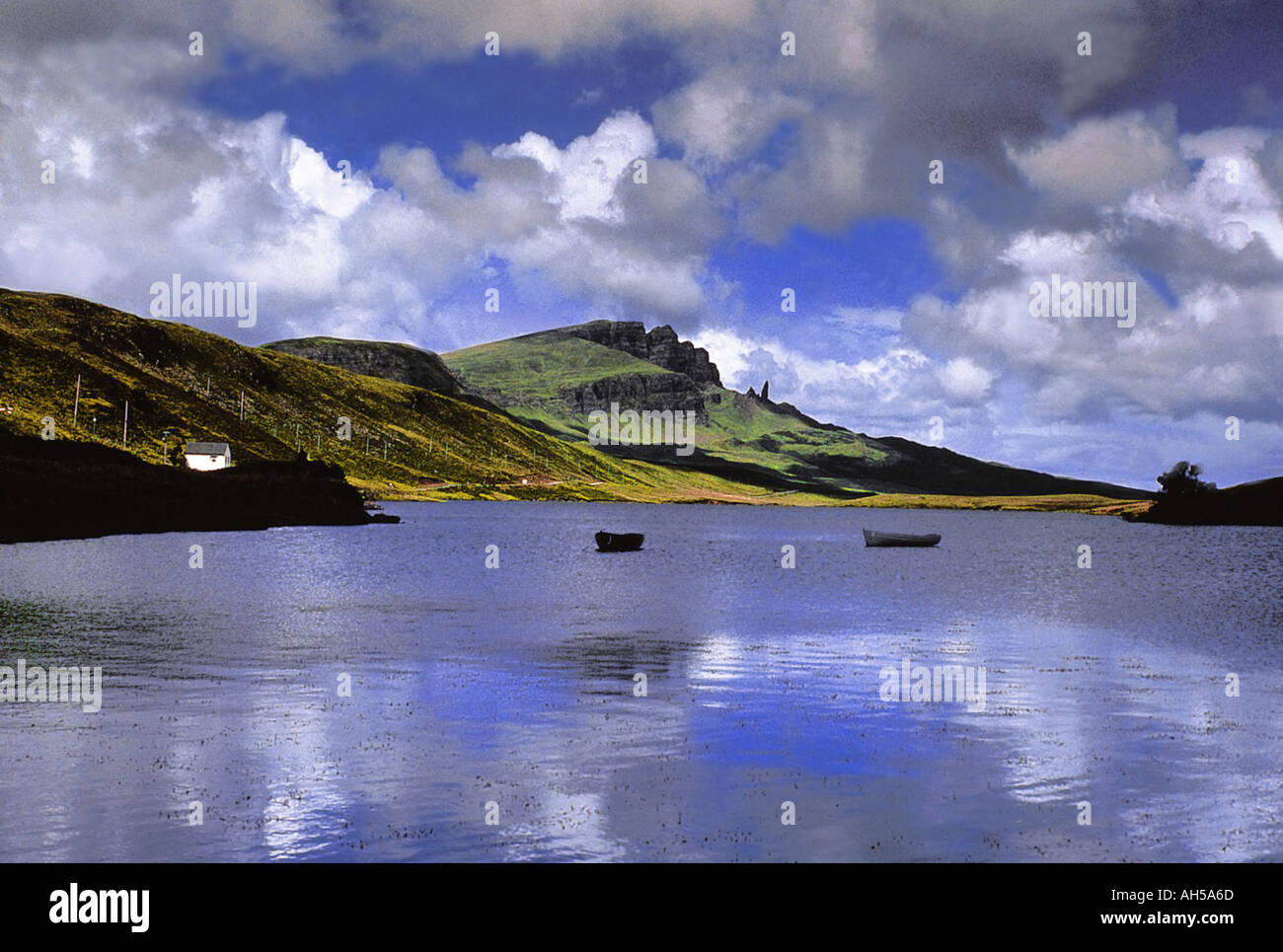 Scotland Isle of Skye Loch Fada the Storr Stock Photo - Alamy
