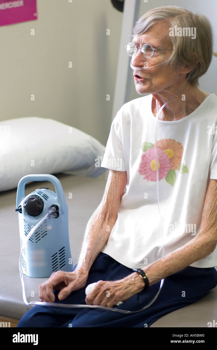 Portable Oxygen Tank Use