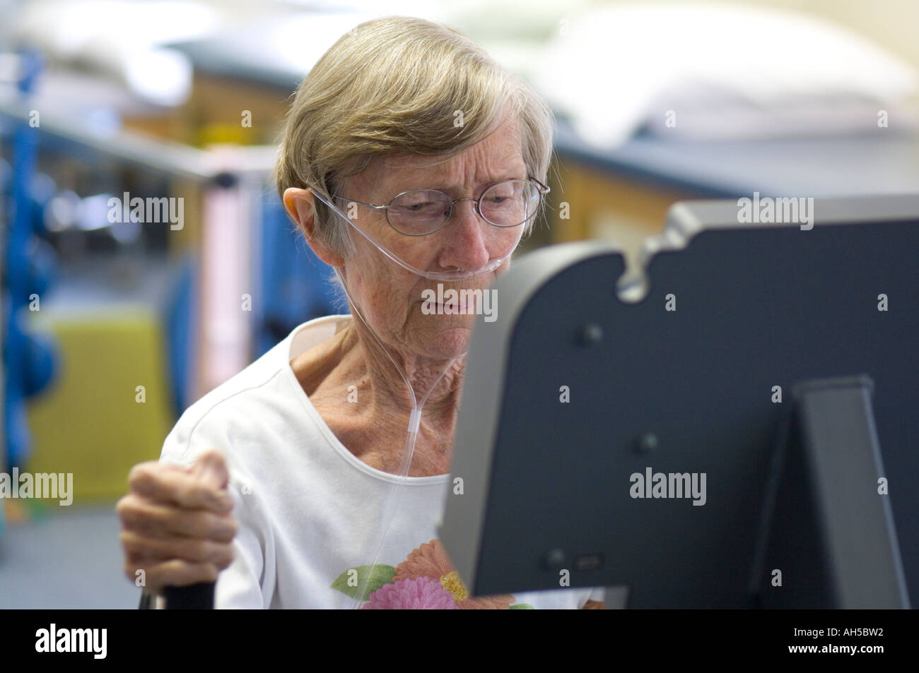 Old Lady Working Out
