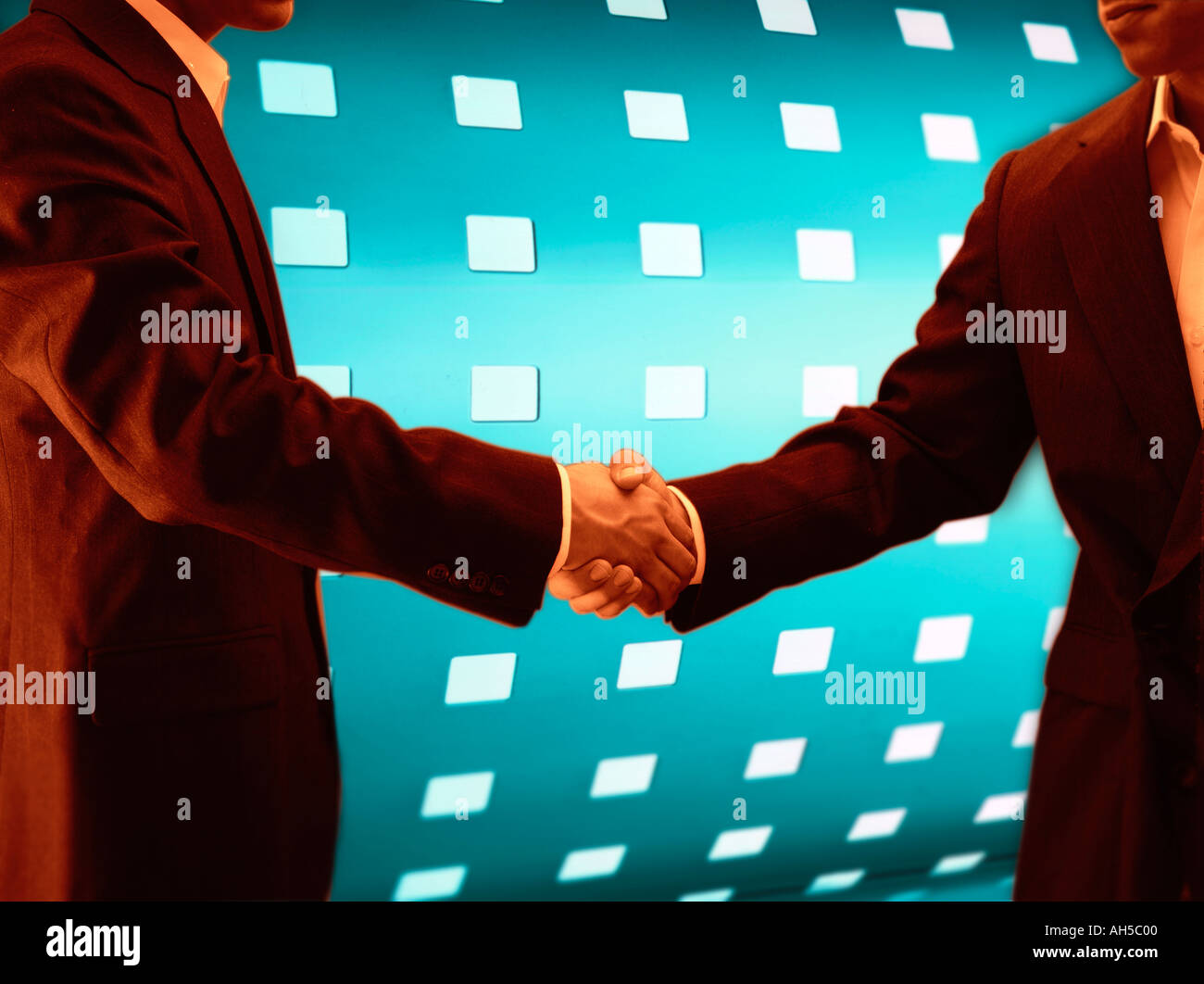 Two Men Shaking Hands Stock Photo - Alamy
