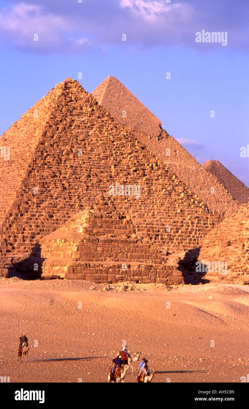 Egypt Cairo Giza Pyramids Great Pyramids Stock Photo - Alamy