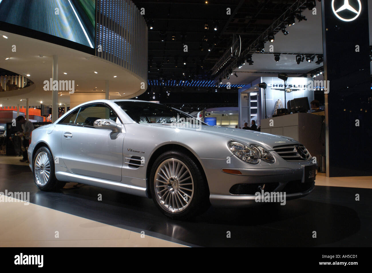 Mercedes AMG SL55 at the North American International Auto Show 2004 ...