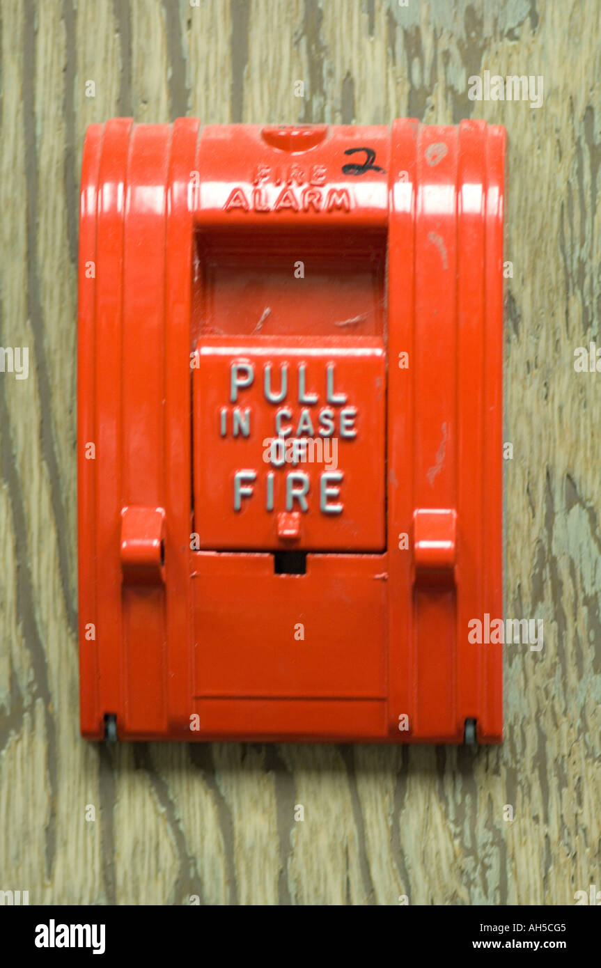 emergency fire alarm in hospital Stock Photo - Alamy