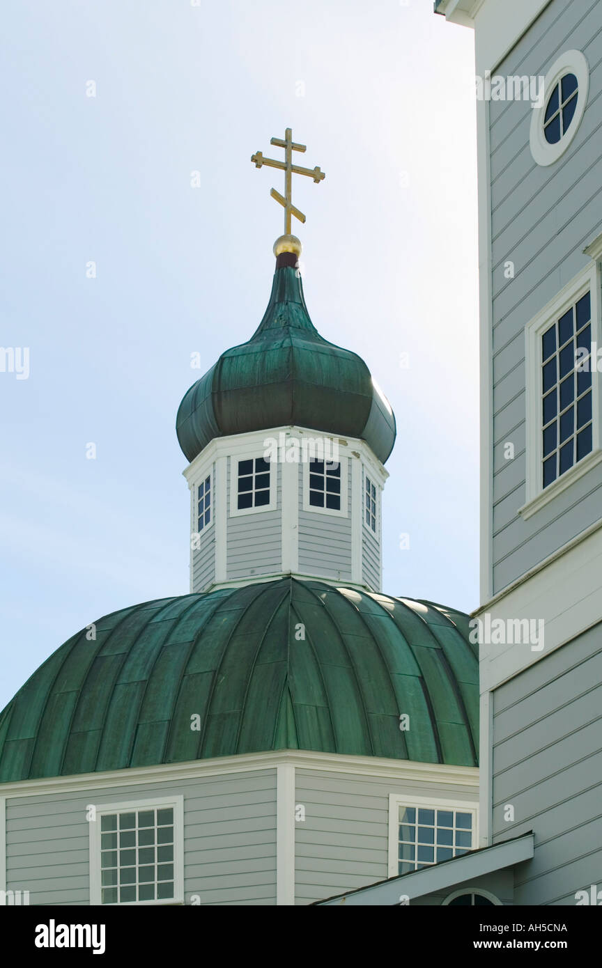 The dome on St Michael s Cathedral a Russian Orthodox church in Sitka ...