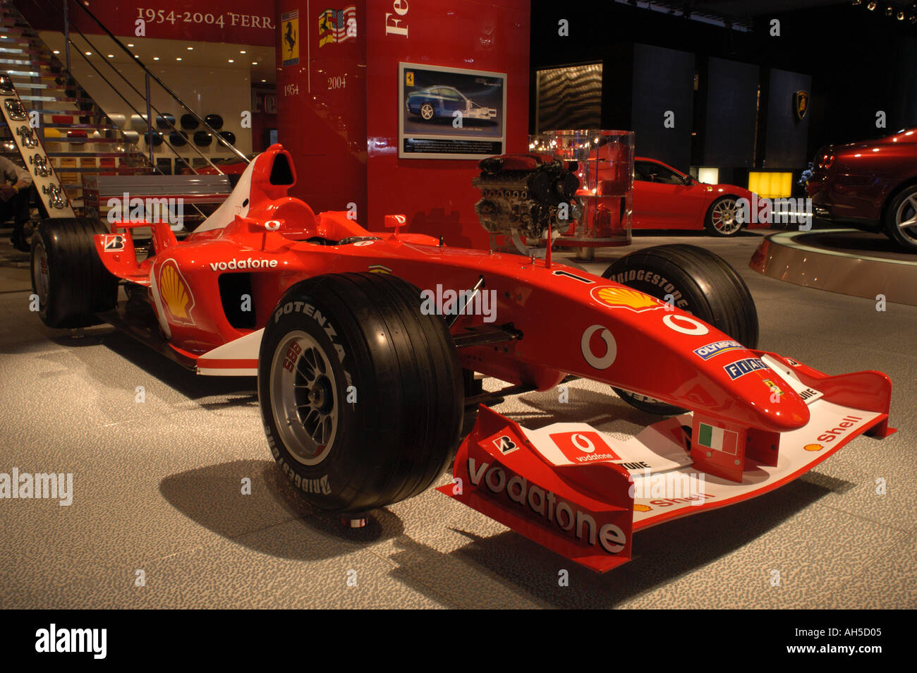 Michael Schumacher Ferrari F2003 GA at the North American International ...