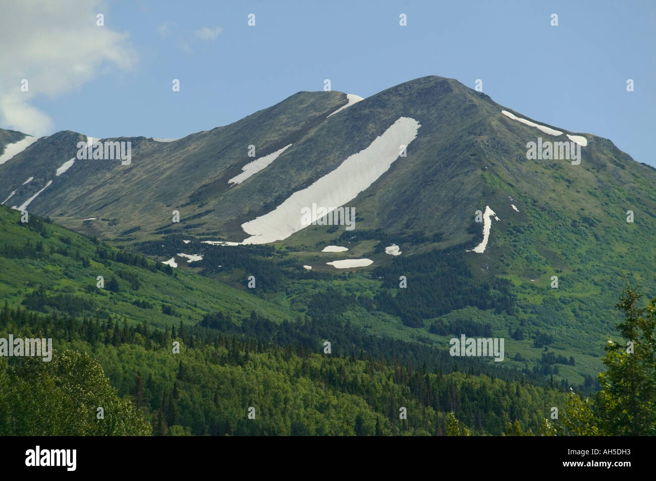 Mountain scenery near Hope Kenai Peninsula Alaska USA Stock Photo - Alamy