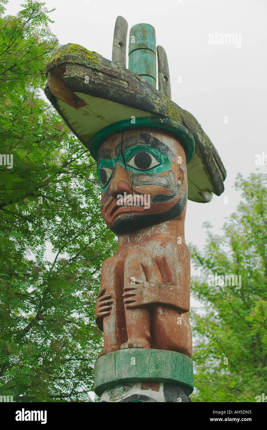 A totem pole on Chief Shakes Island site of a Native American clan ...