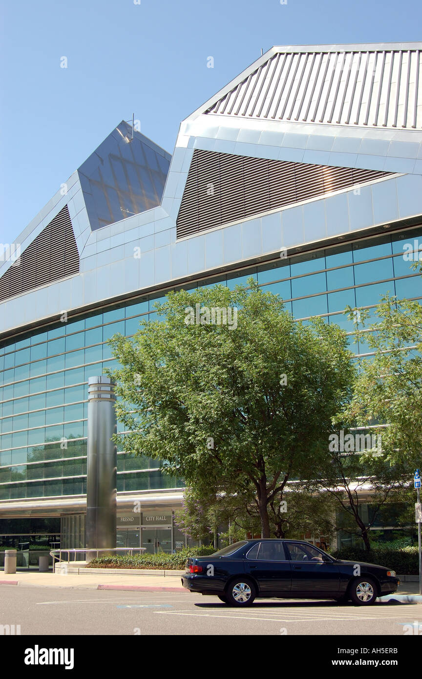 Fresno California city hall Stock Photo - Alamy