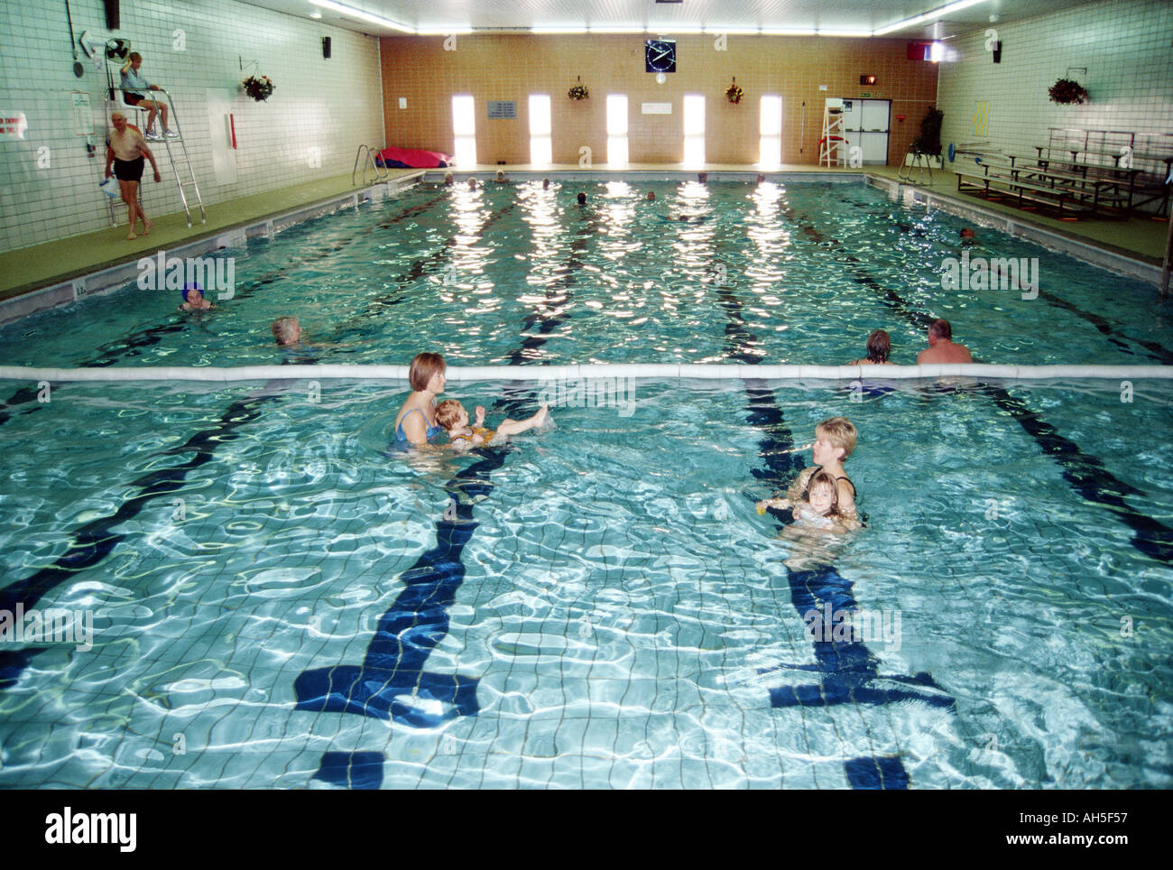 Lifeguard indoor swimming pool hi-res stock photography and images - Alamy