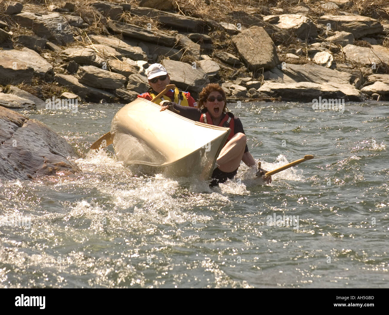 Canoe flip hi-res stock photography and images - Alamy