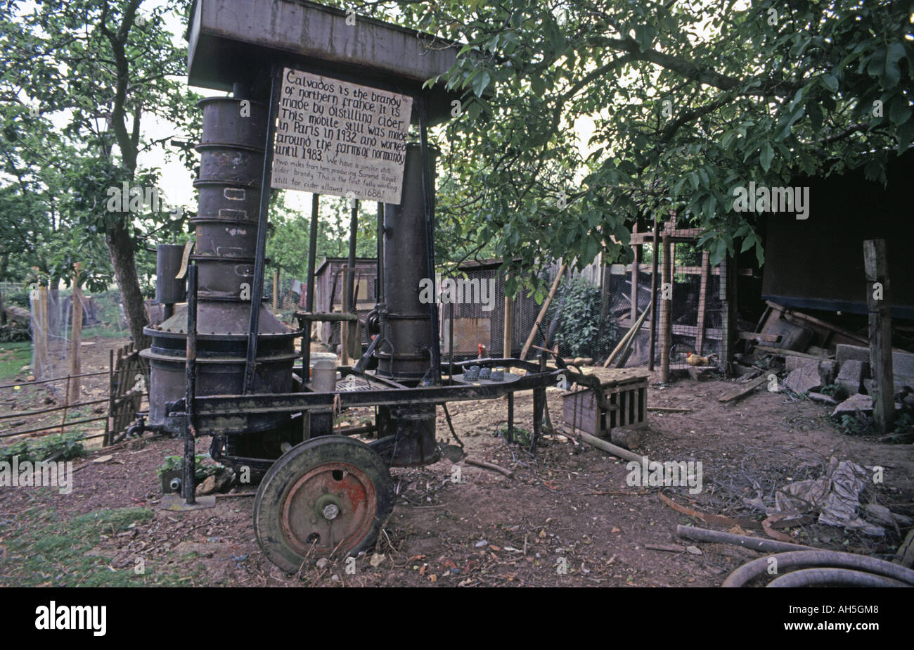 Old Mobile Distillery at Somerset Cider Brandy, Burrow Hill, Kingsbury ...