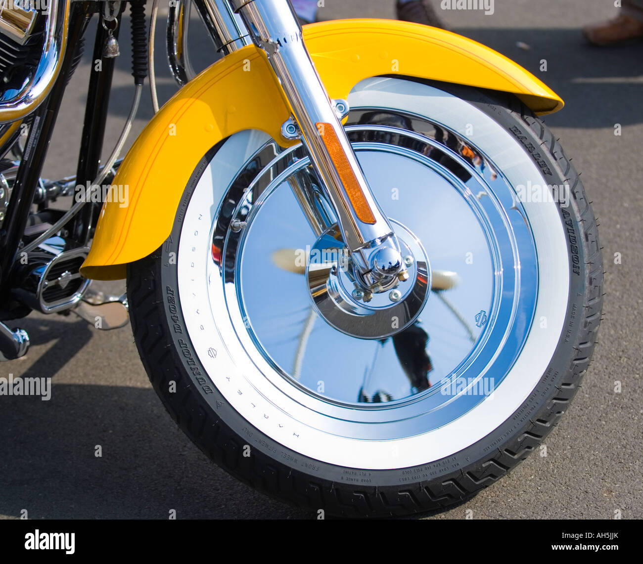 Harley davidson front wheel High Resolution Stock Photography and ...