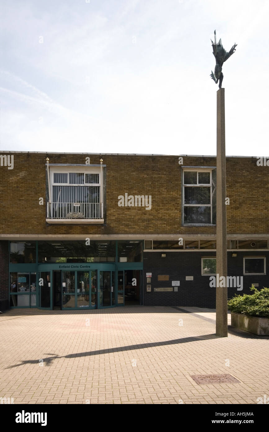 Enfield civic centre and municipal buildings Stock Photo - Alamy