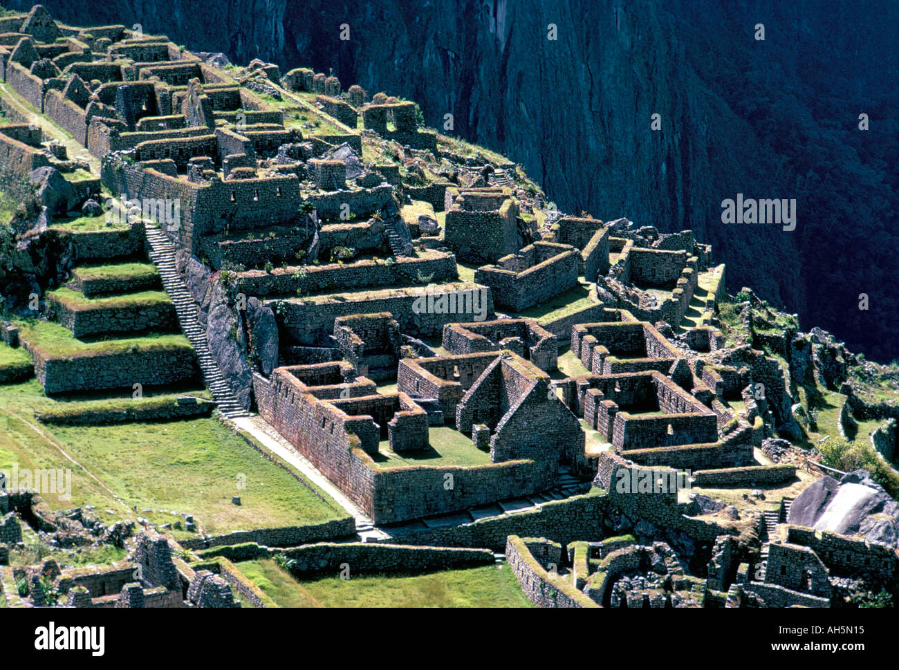 Ruins of Inca city in morning light Machu Picchu UNESCO World Heritage ...
