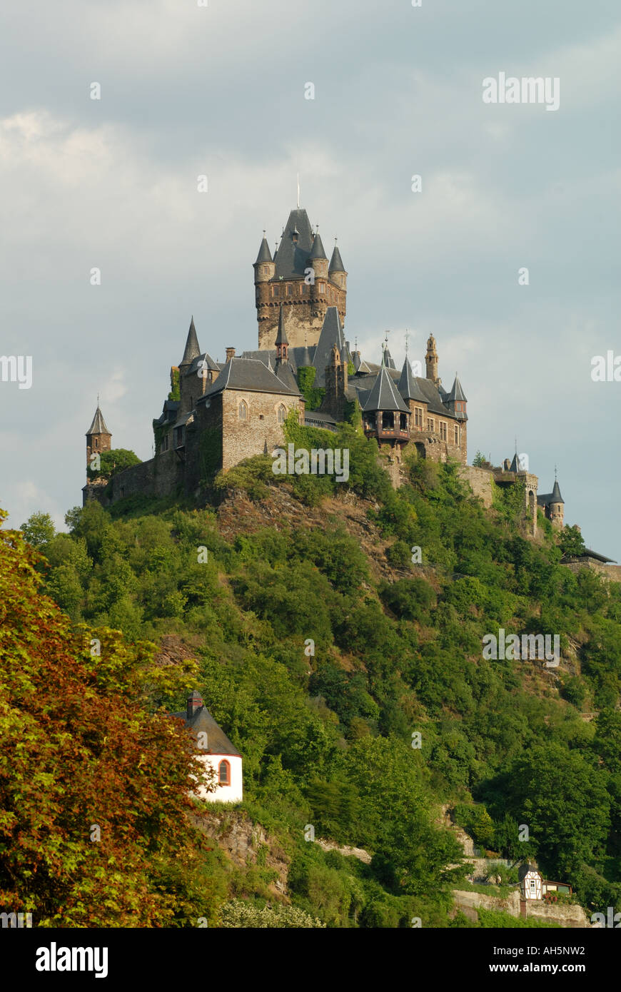 Burg Cochem is one of the many castles that are placed along the Mosel ...