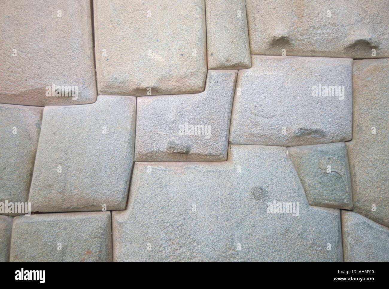 Interlocking Inca stonework in granite in old town now the Museo Arte ...