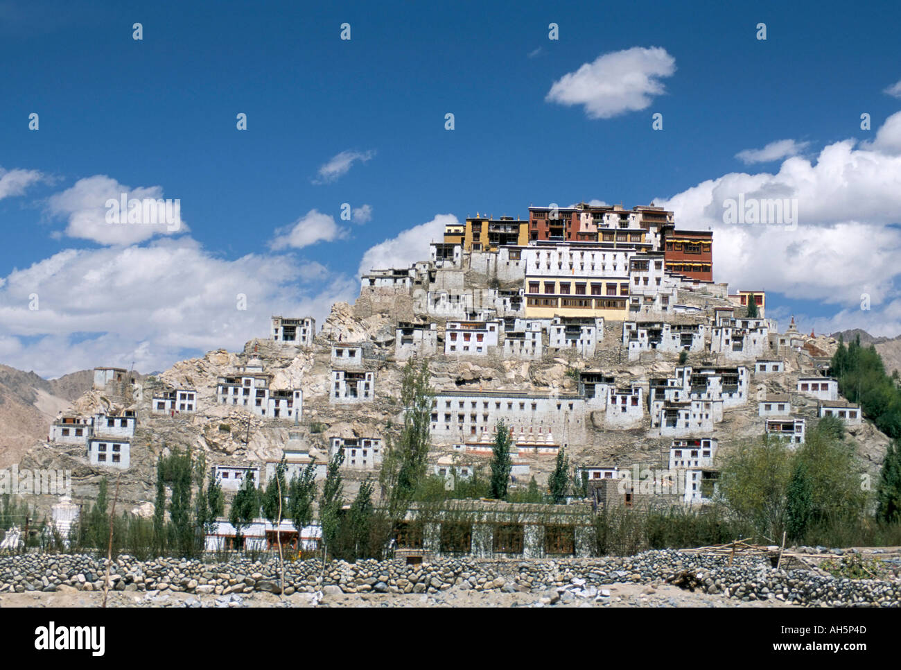 Thikse monastery Indus Valley Ladakh India asia Stock Photo - Alamy