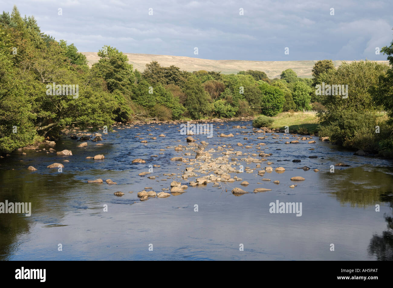 The River Tees between High Force and Low Force waterfalls near ...