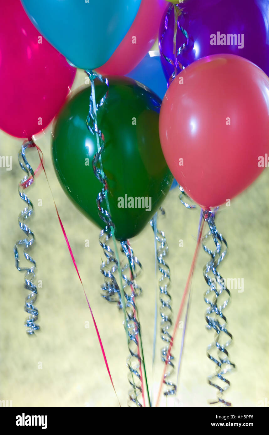 Colourful, colorful party decoration balloons Stock Photo - Alamy