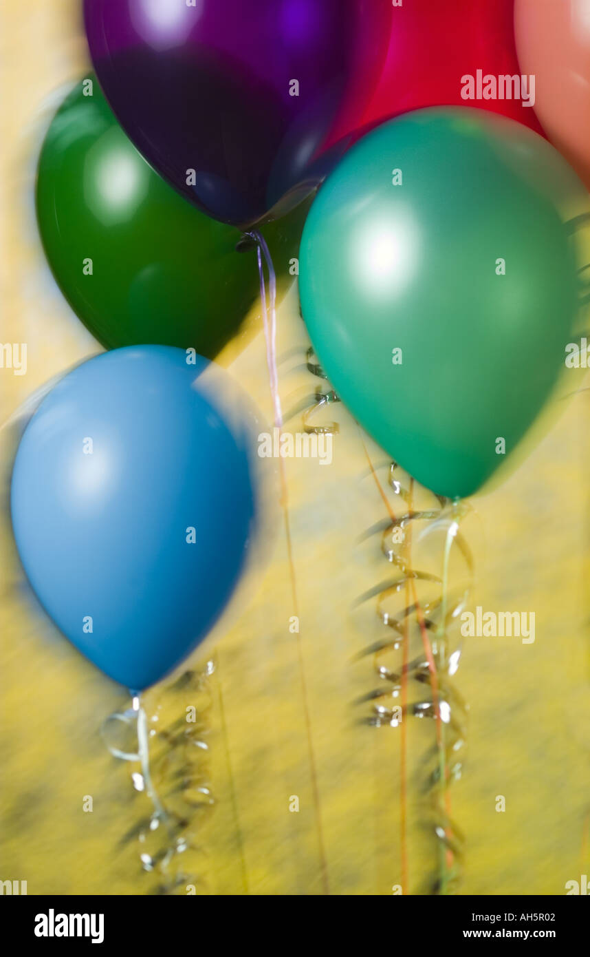 Colourful, colorful party decoration balloons Stock Photo - Alamy