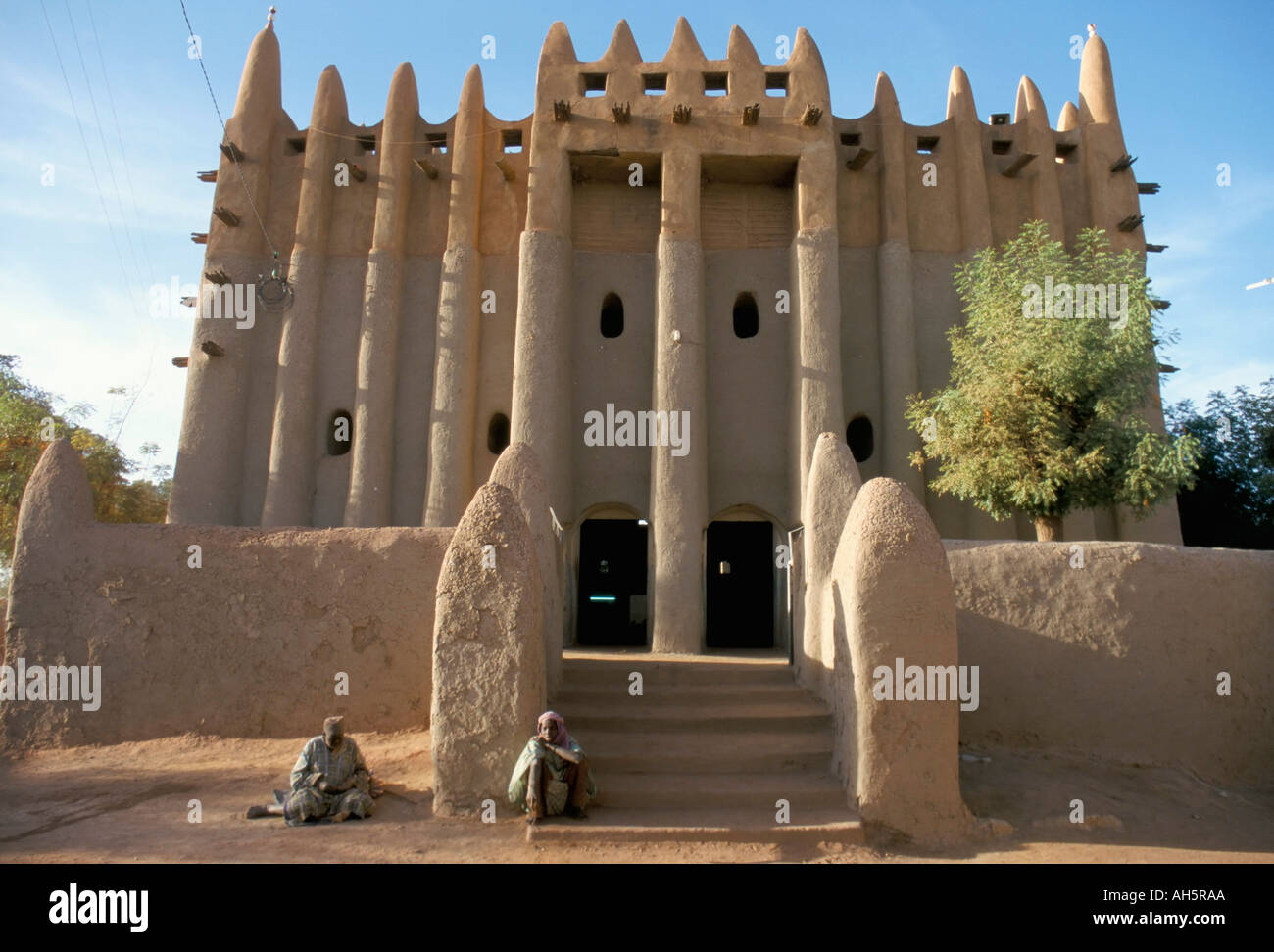 Mud mosque Mopti Mali Africa Stock Photo - Alamy