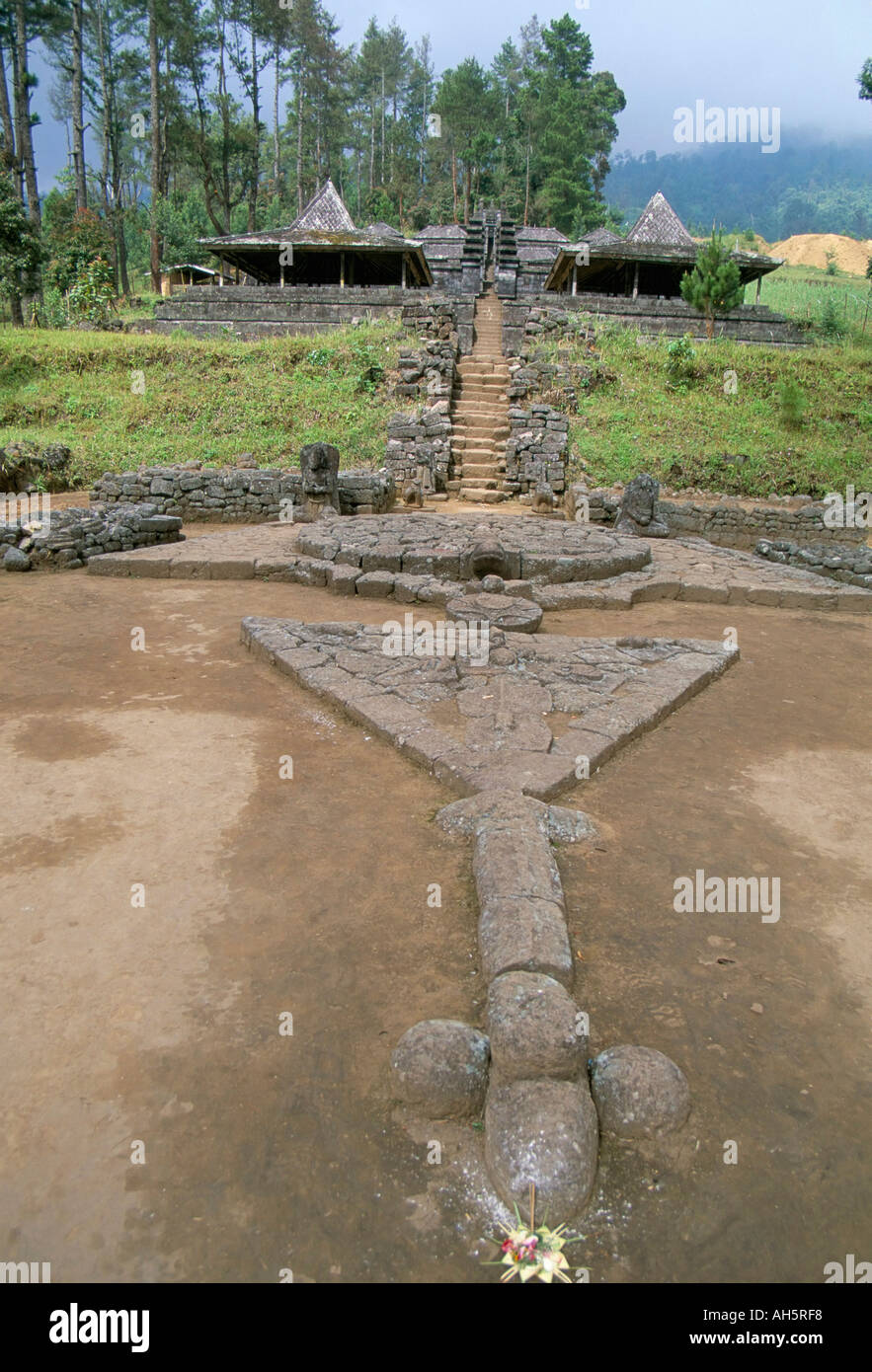 Candi Ceto Hindu temple with elements of Shavaism and fertility worship ...
