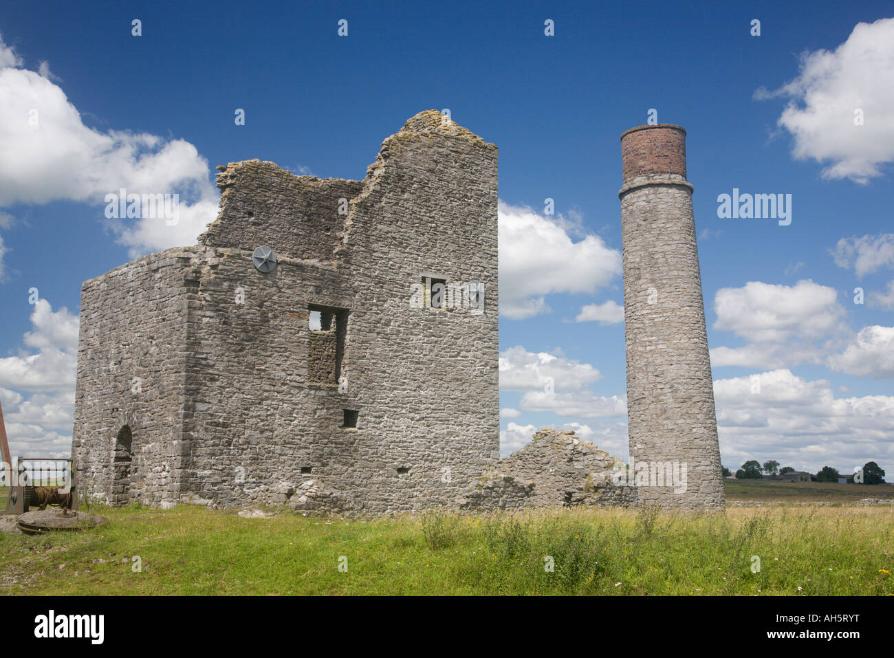 Magpie Mine near Monyash and Sheldon Derbyshire in the Peak District ...
