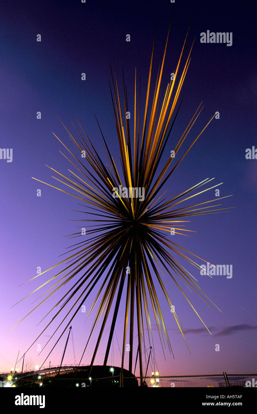 B of the Bang modern steel sculpture City of Manchester Stadium ...