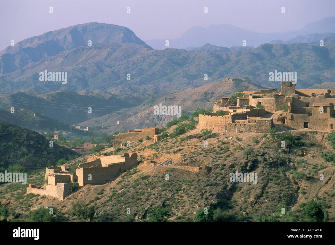 Hilltop fort Khyber Pass Pakistan Asia Stock Photo - Alamy