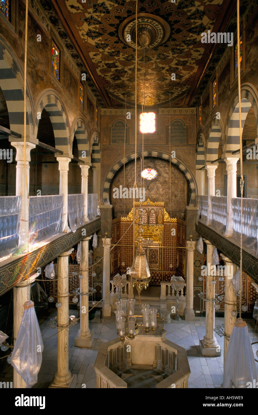Interior of Ben Ezra Synagogue Old Cairo Cairo Egypt North Africa ...