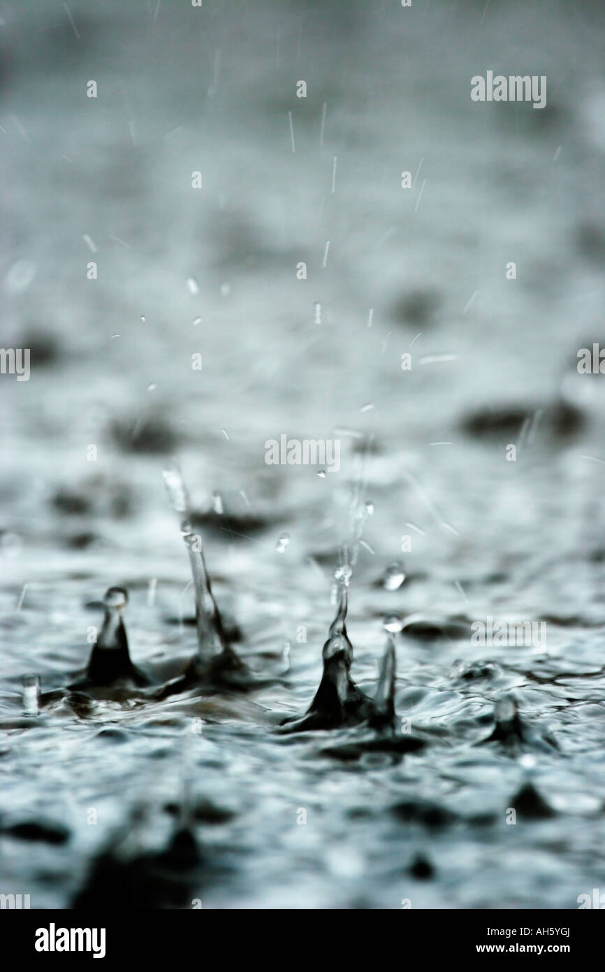 Falling raindrops (Nepal Stock Photo - Alamy