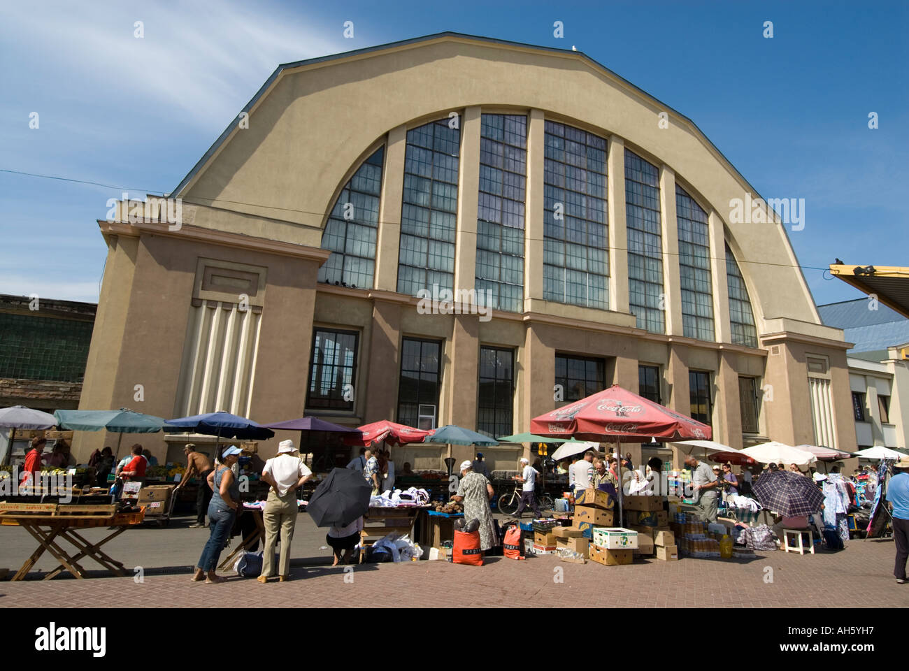 Central Market, Riga Latvia Stock Photo - Alamy
