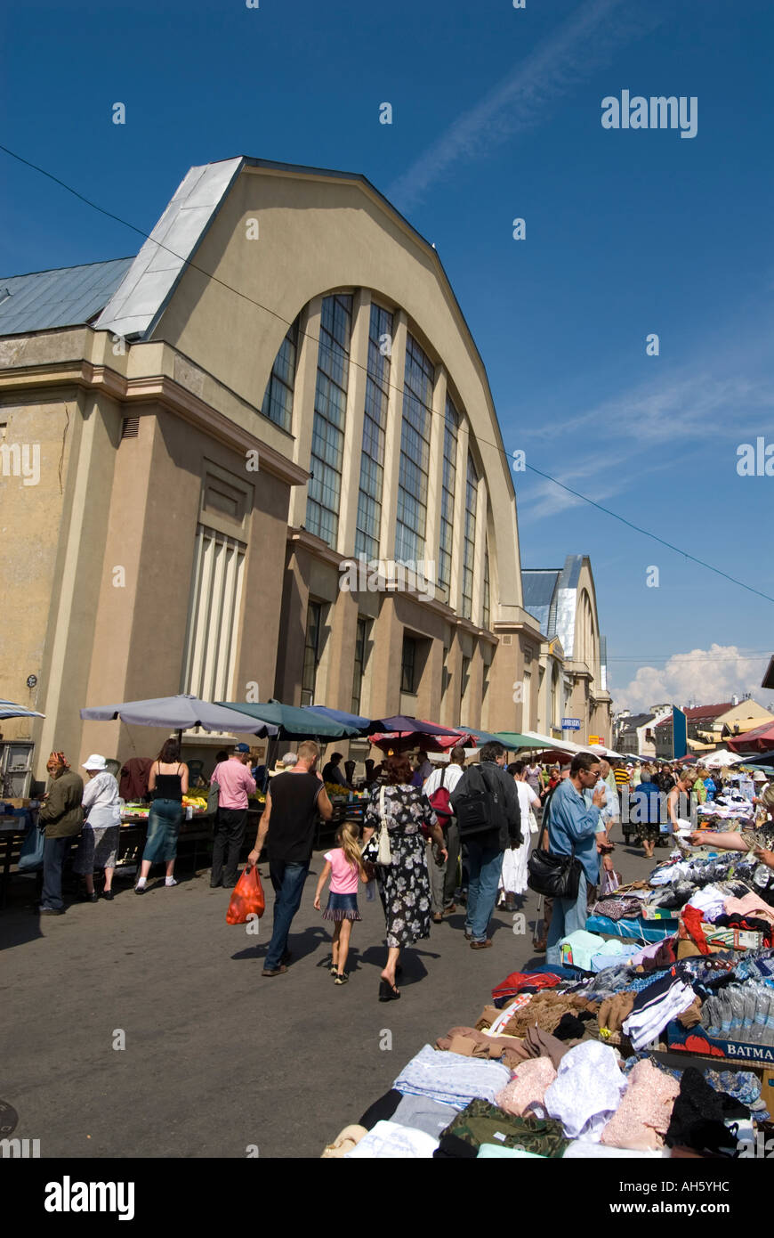 Central Market, Riga Latvia Stock Photo - Alamy
