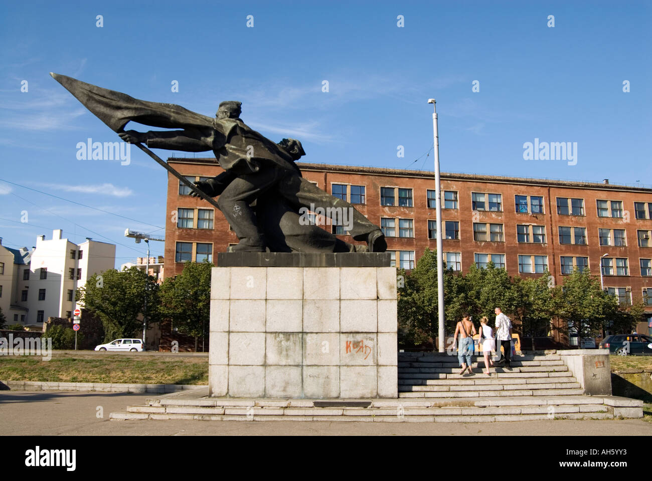 Soviet monument commemorating the Russian Revolution of 1905, Riga ...