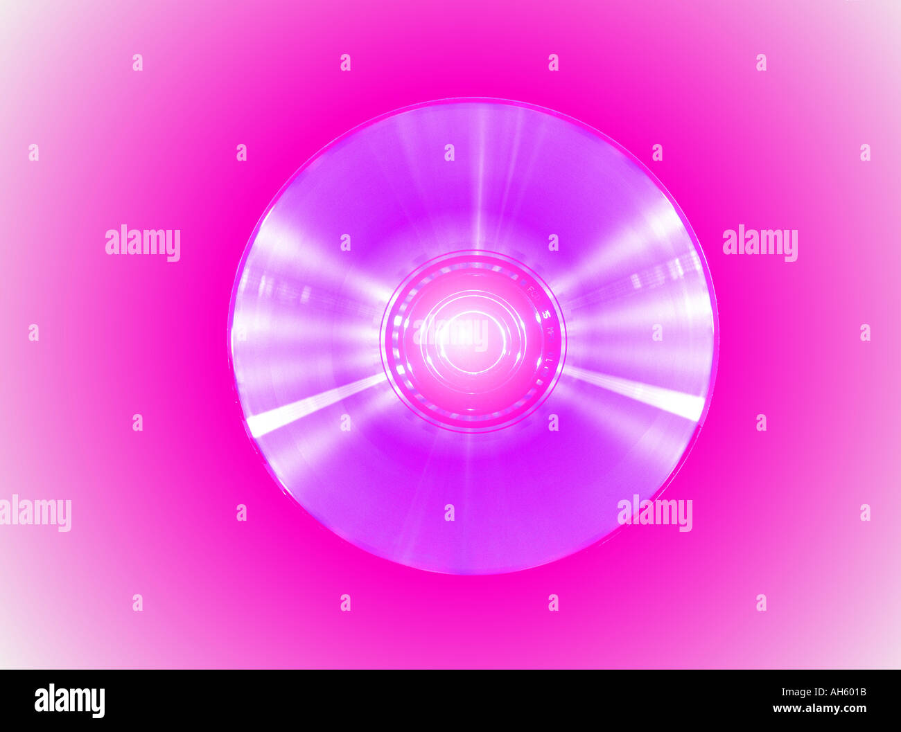 CD disc bathed in pink light Stock Photo - Alamy