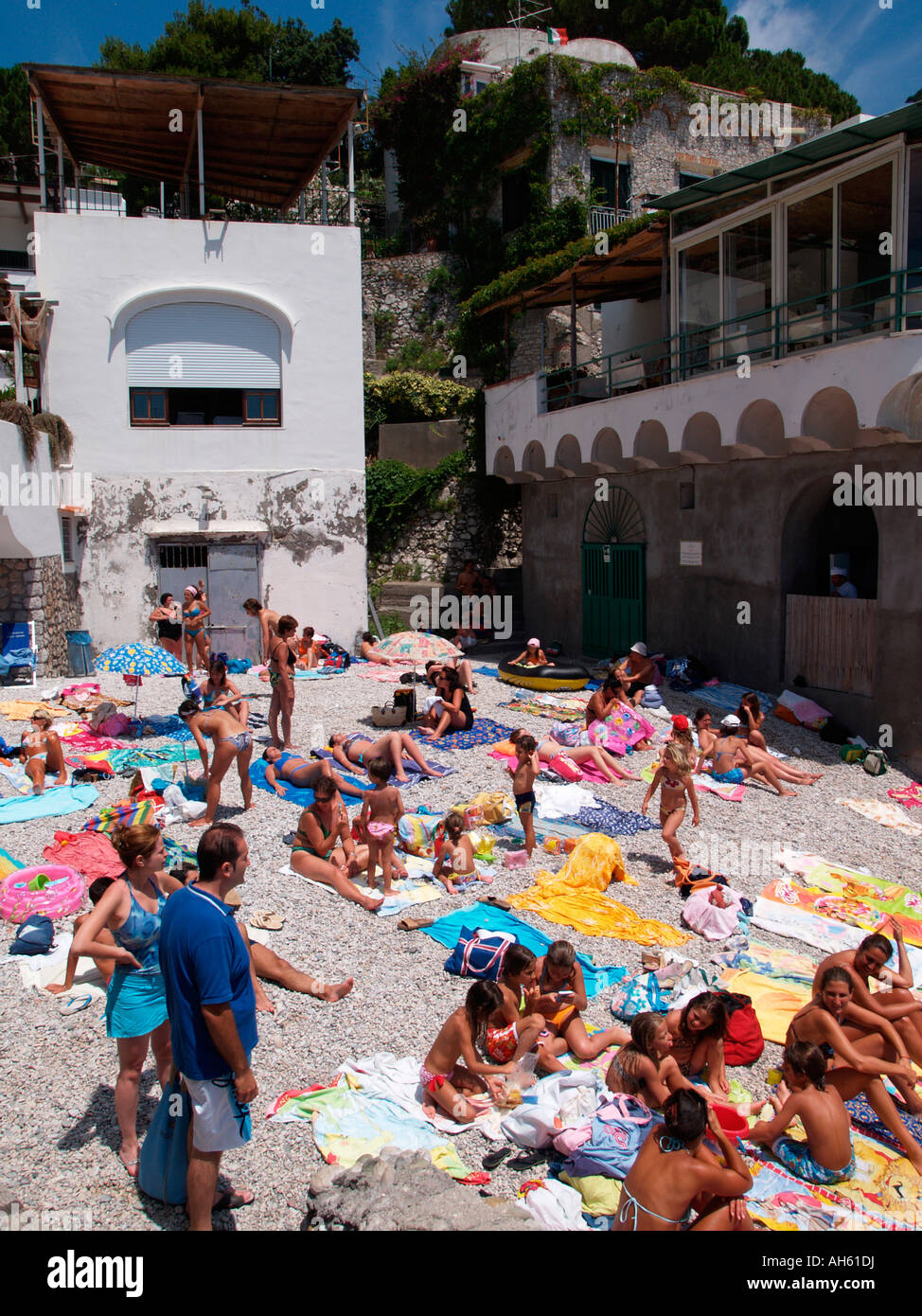 Capri sunbathing hi-res stock photography and images - Alamy