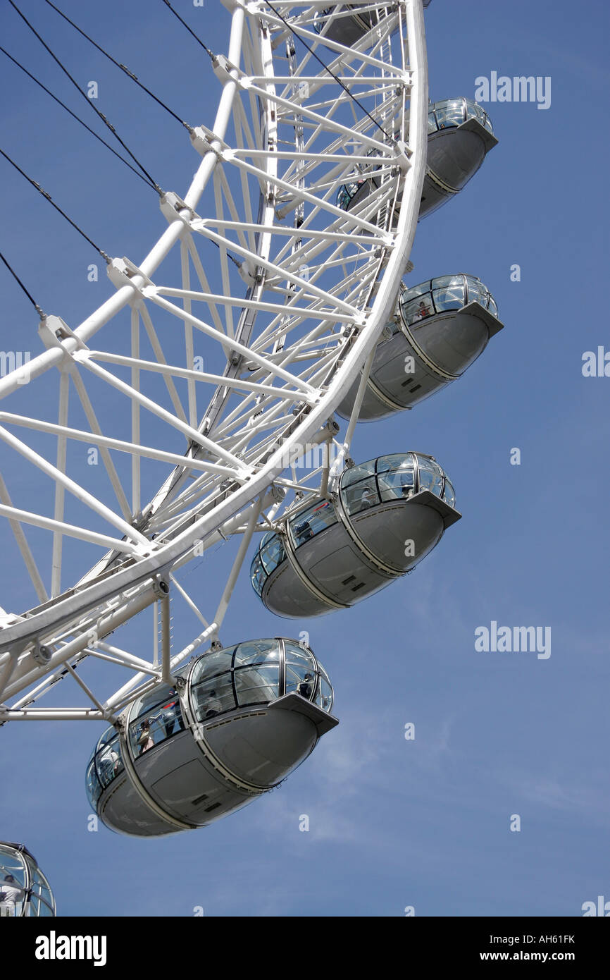 millennium wheel in london Stock Photo - Alamy