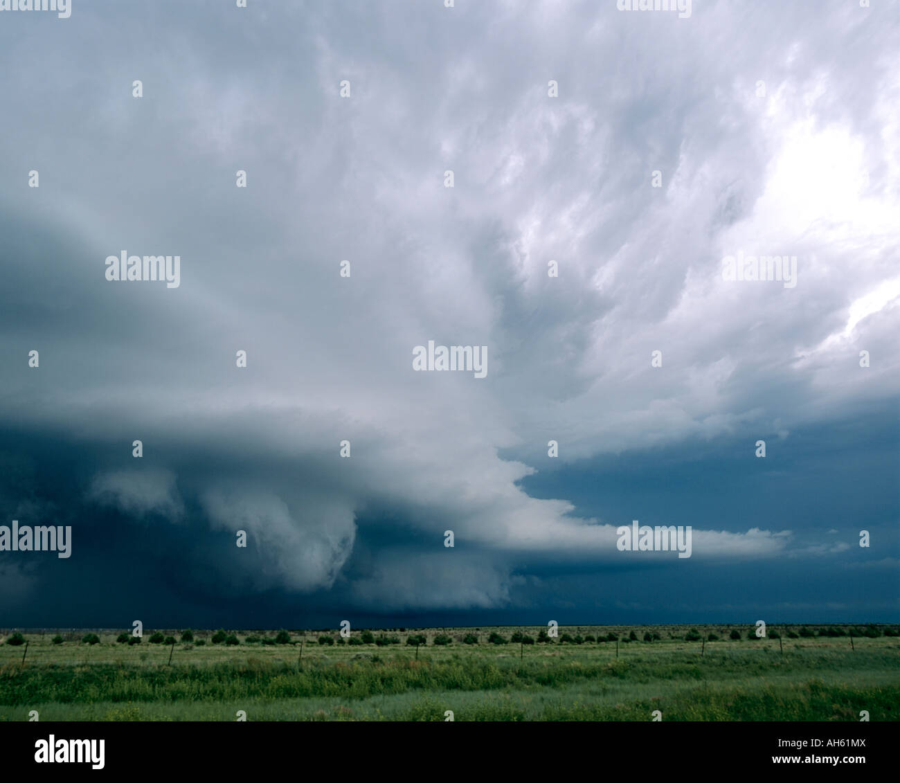 A huge supercell thunderstorm in Limon, Colorado, USA Stock Photo - Alamy