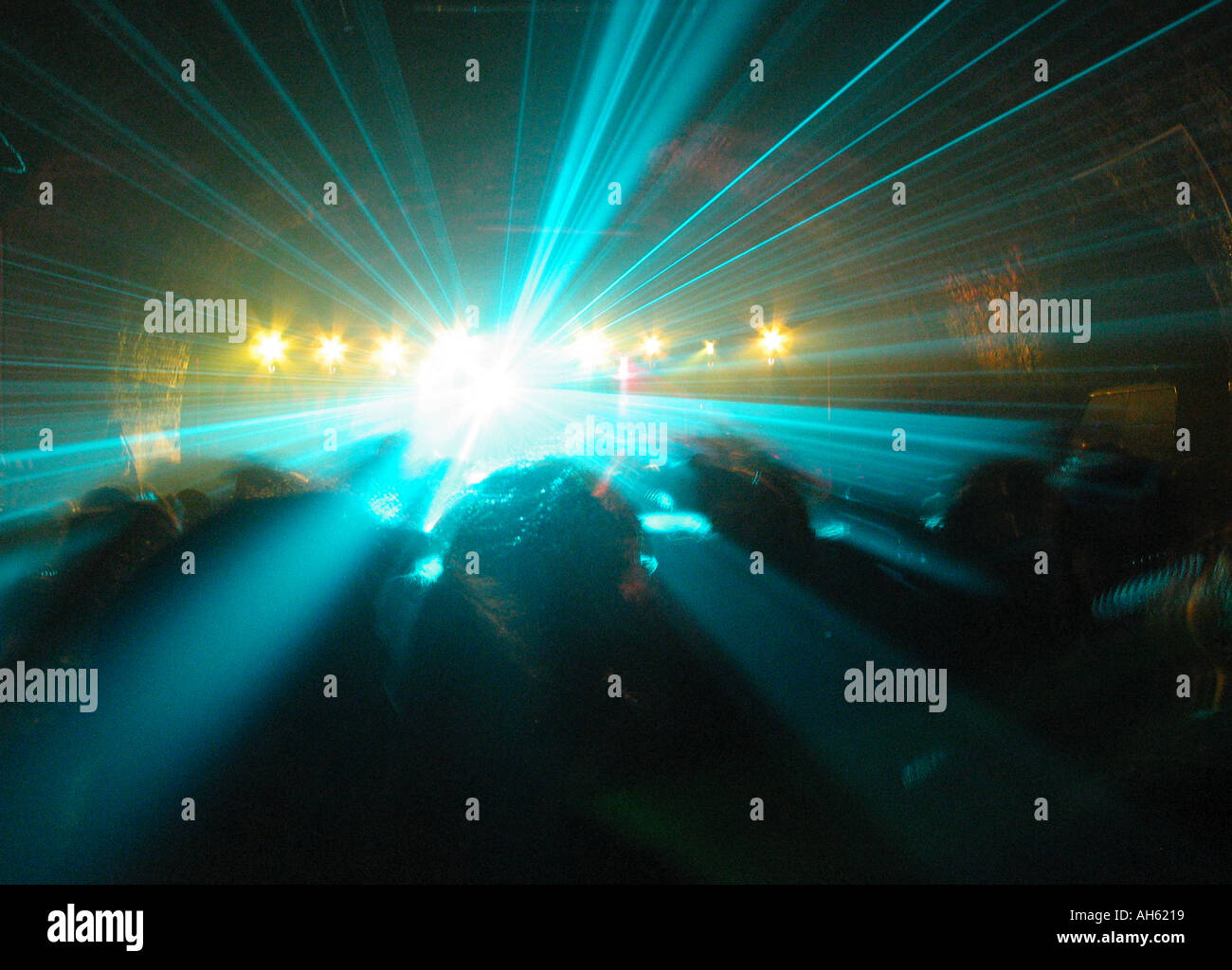 Rave party laser beam hi-res stock photography and images - Alamy