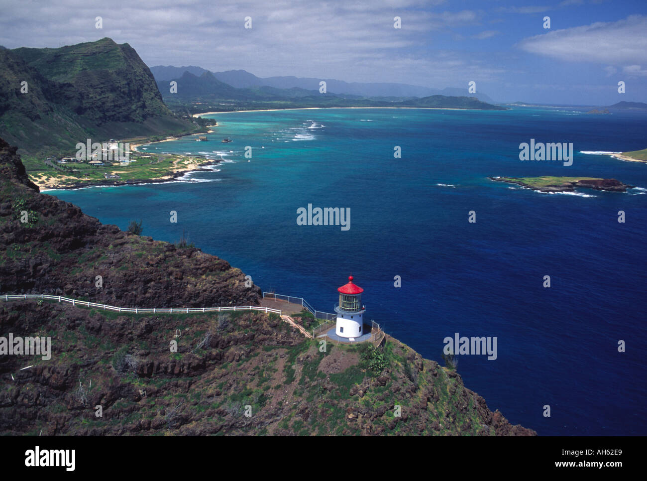 Makapu Lighthouse, Oahu, Hawaii Stock Photo - Alamy